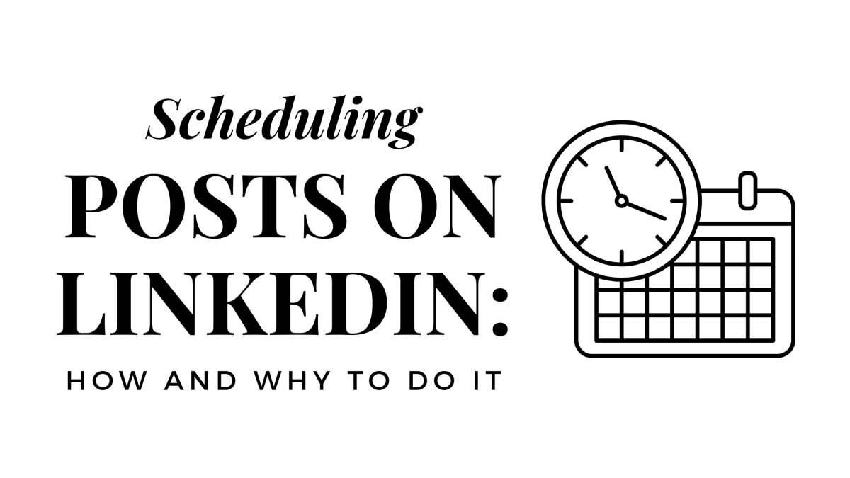 Scheduling Posts On LinkedIn: How And Why To Do It – Filip Konecny ...